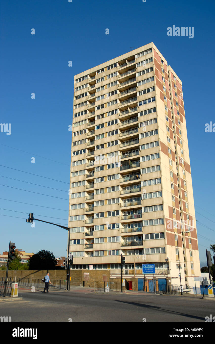 Albert Bigg Point tower block Abbey Lane in Stratford London Stock ...