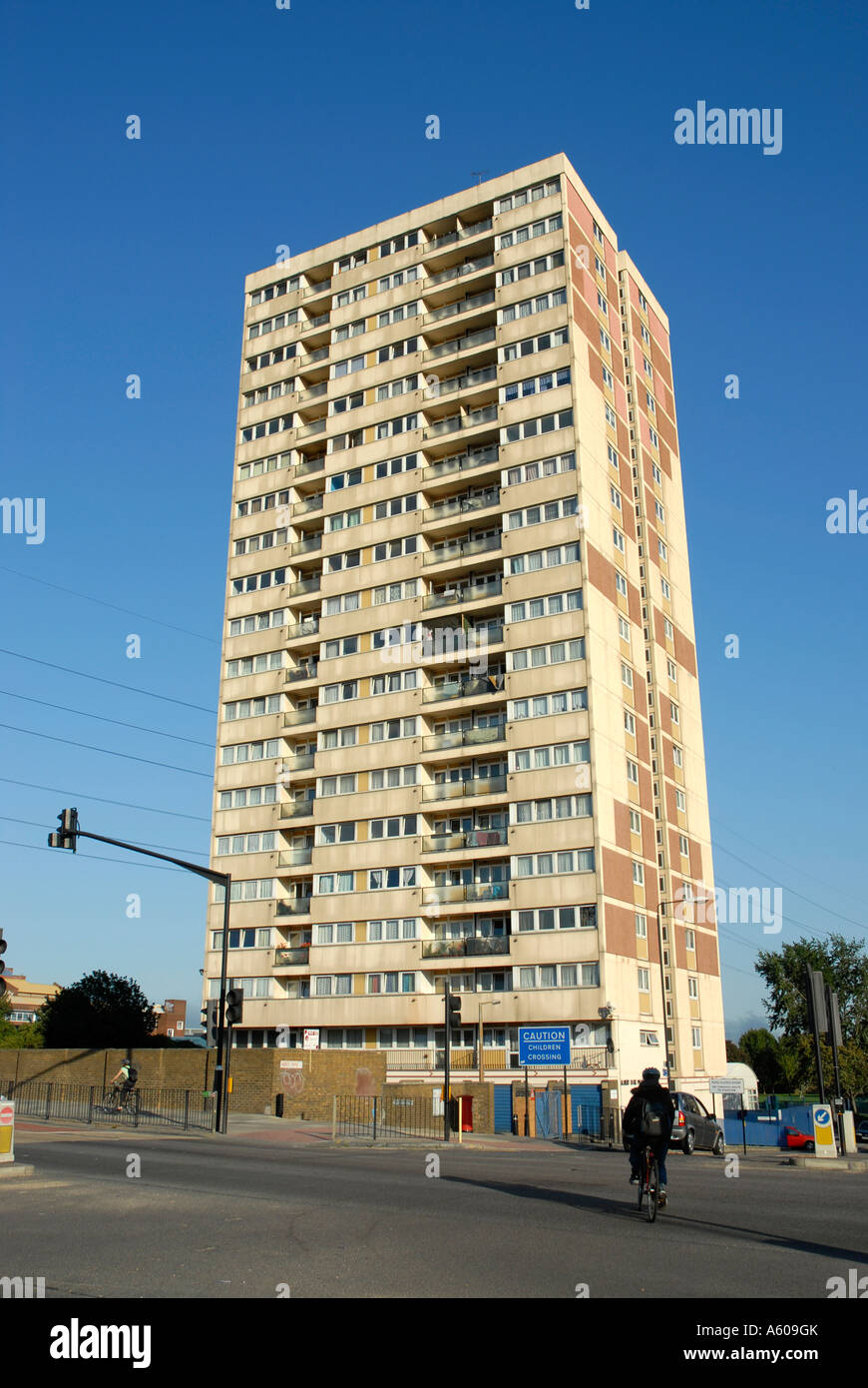Albert Bigg Point tower block Abbey Lane in Stratford London Stock ...