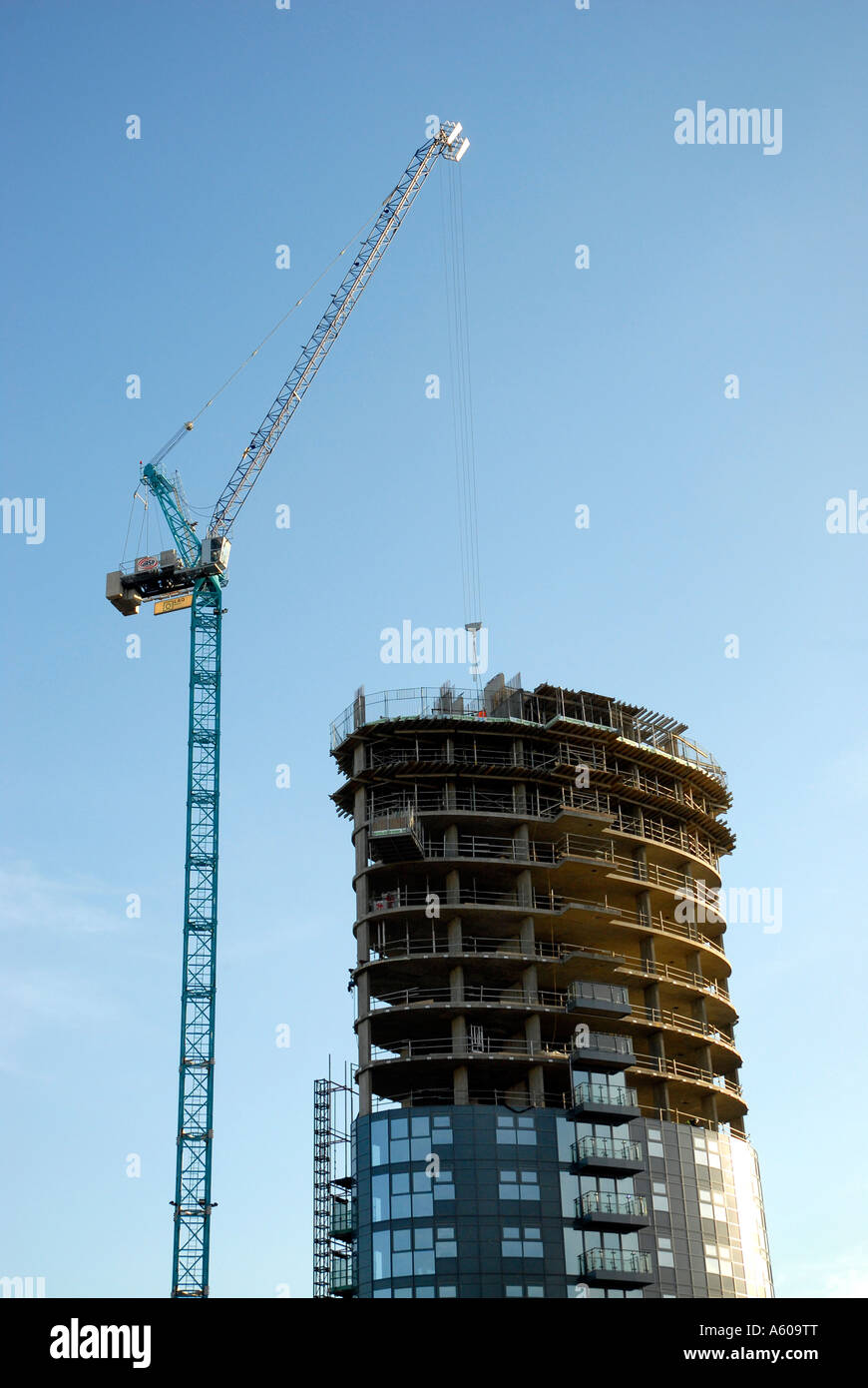 Construction on the Stratford Eye site in Angel Lane Stratford London ...
