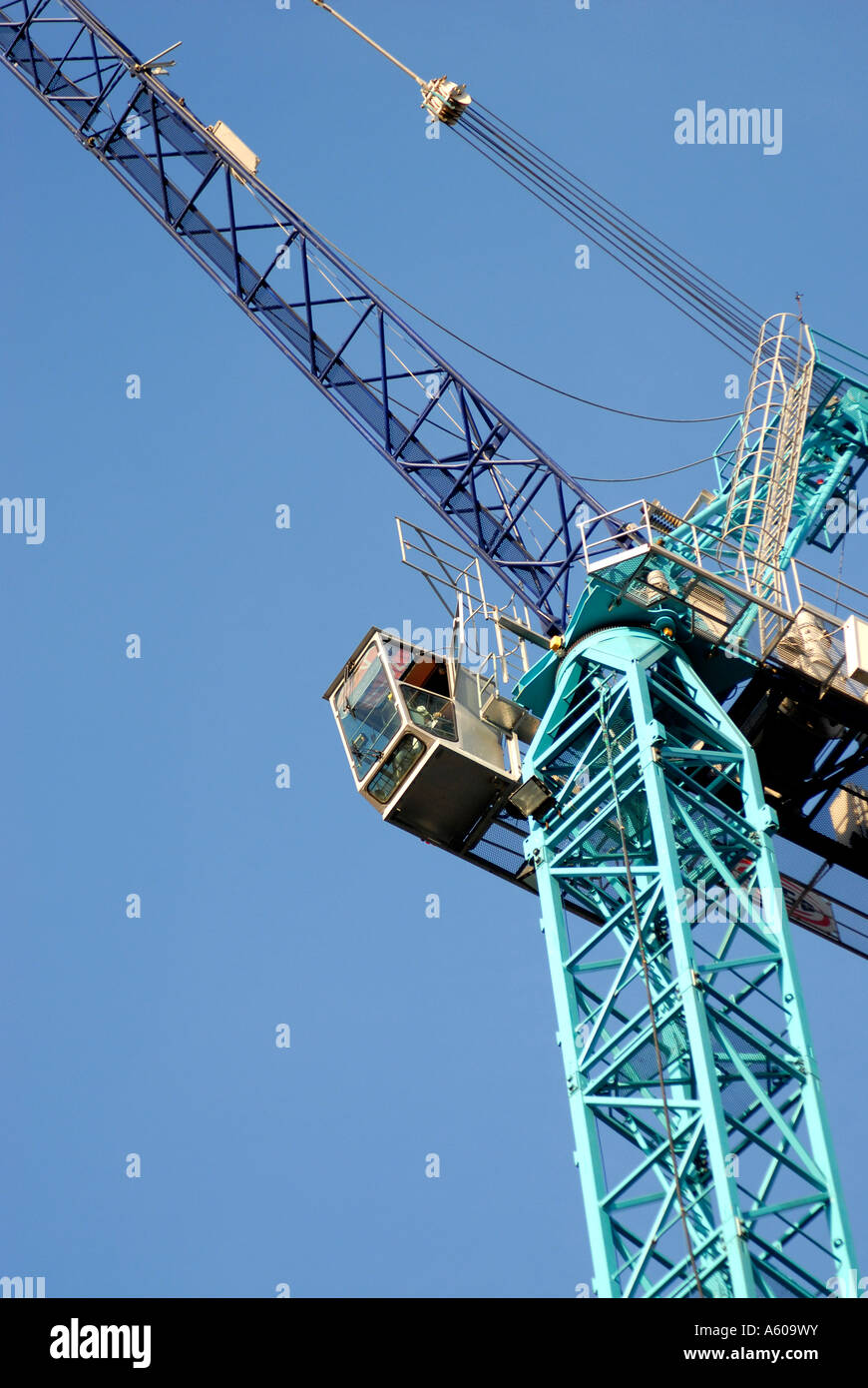 Construction crane on the Stratford Eye site in Angel Lane Stratford ...