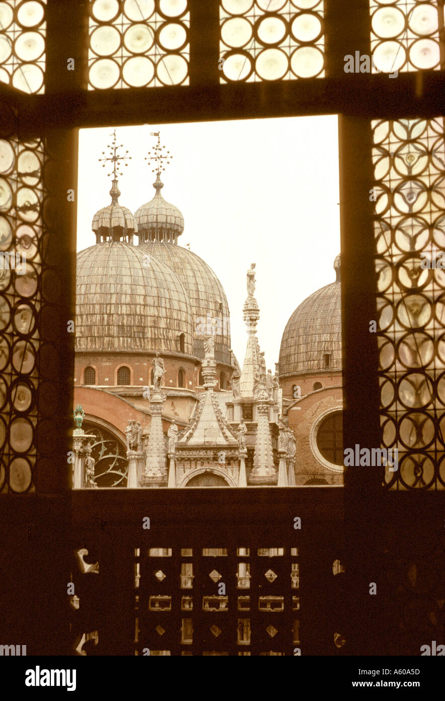 Domes through window Stock Photo - Alamy
