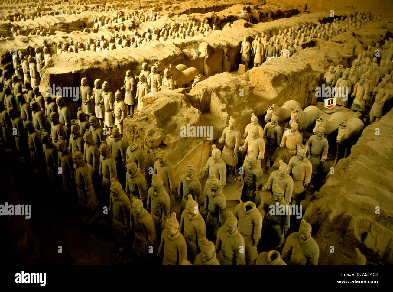 China The Terracotta warriors of Xian Tomb of Qin Shi Stock Photo - Alamy