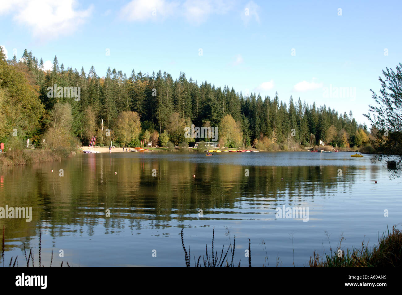 Lake, Centre Parcs, Longleat, England, UK, Europe Stock Photo - Alamy