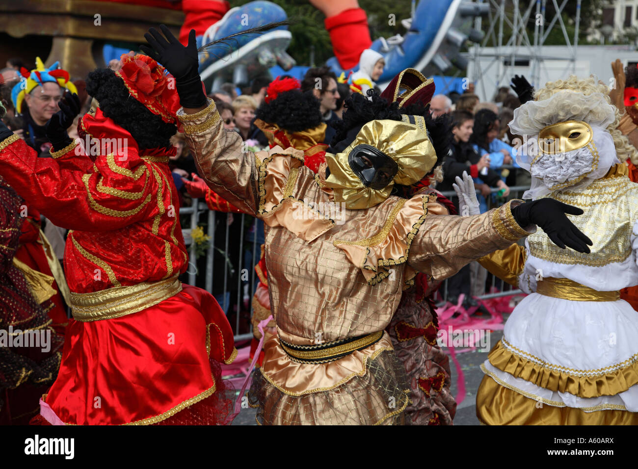 Carnival masks parade nice france hi-res stock photography and images ...