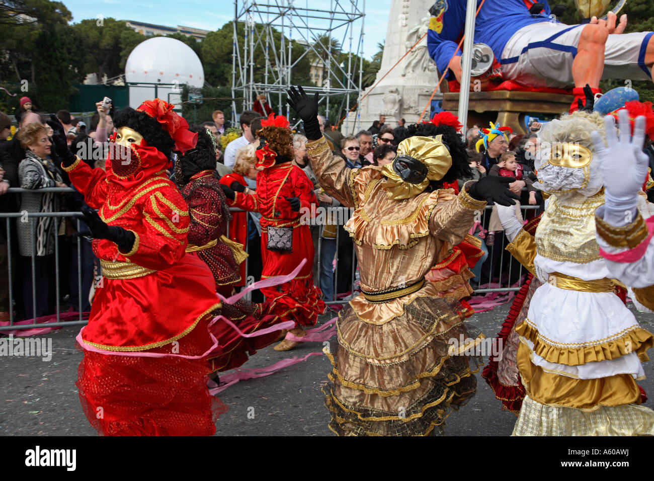 Carnival masks parade nice france hi-res stock photography and images ...