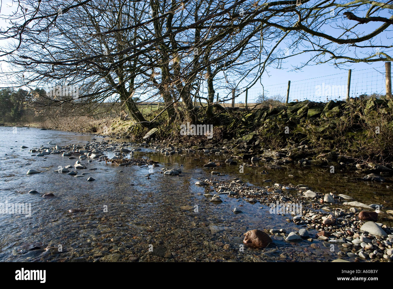 The River Lune shallows in Cumbria Tebay Stock Photo - Alamy
