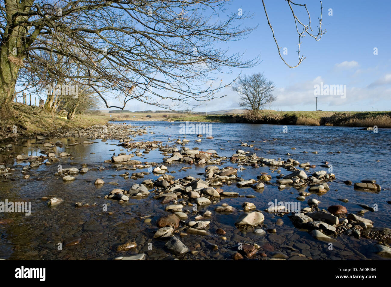 The River Lune shallows in Cumbria Tebay Stock Photo - Alamy
