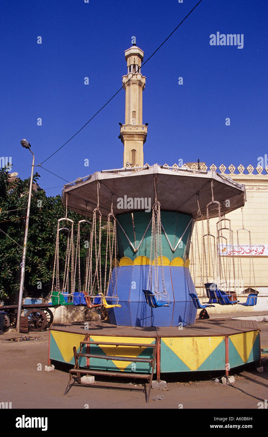 Childhood egypt alexandria vertical nobody abandoned africa fairground ...