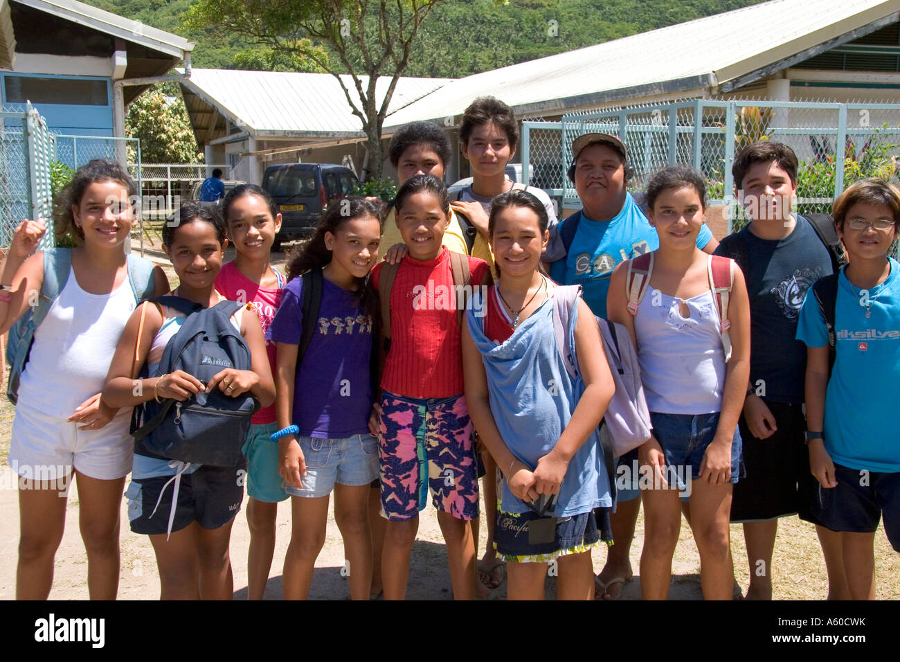 French polynesia tahiti island children hi-res stock photography and ...