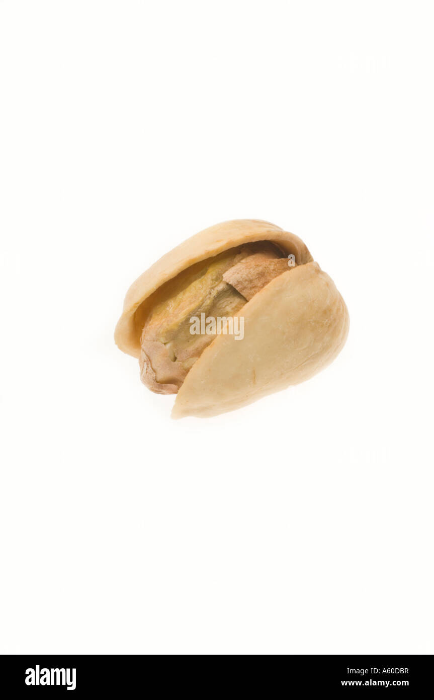 Single Pistachio nut on white background Stock Photo - Alamy