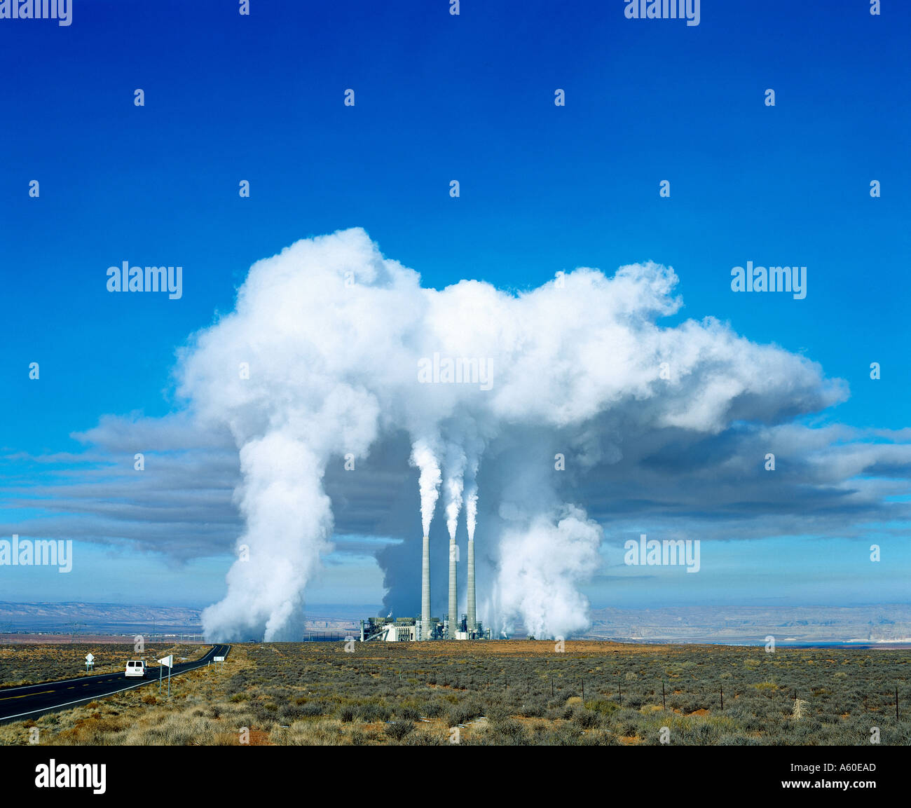 Navajo Power Generating Station, Page, Arizona, USA Stock Photo - Alamy