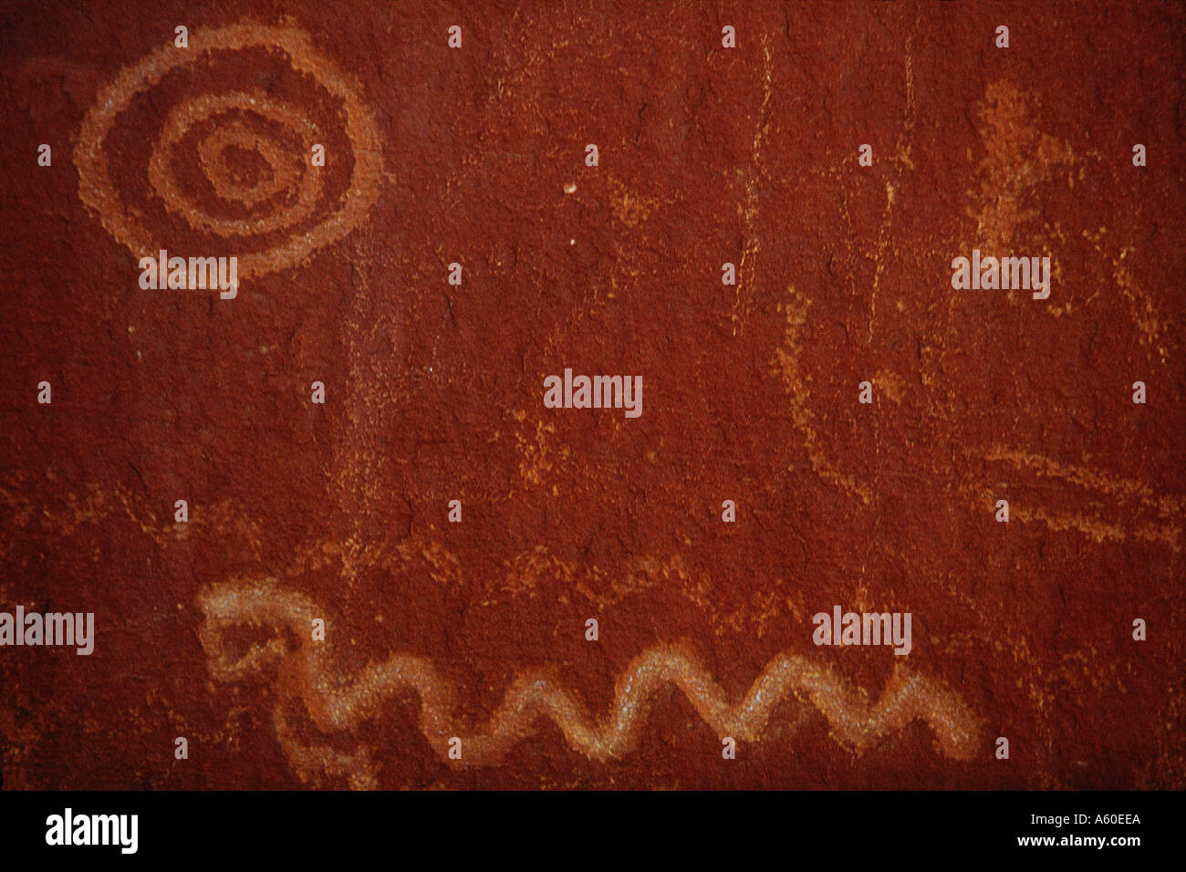 Snake Cave Painting Stock Photo - Alamy