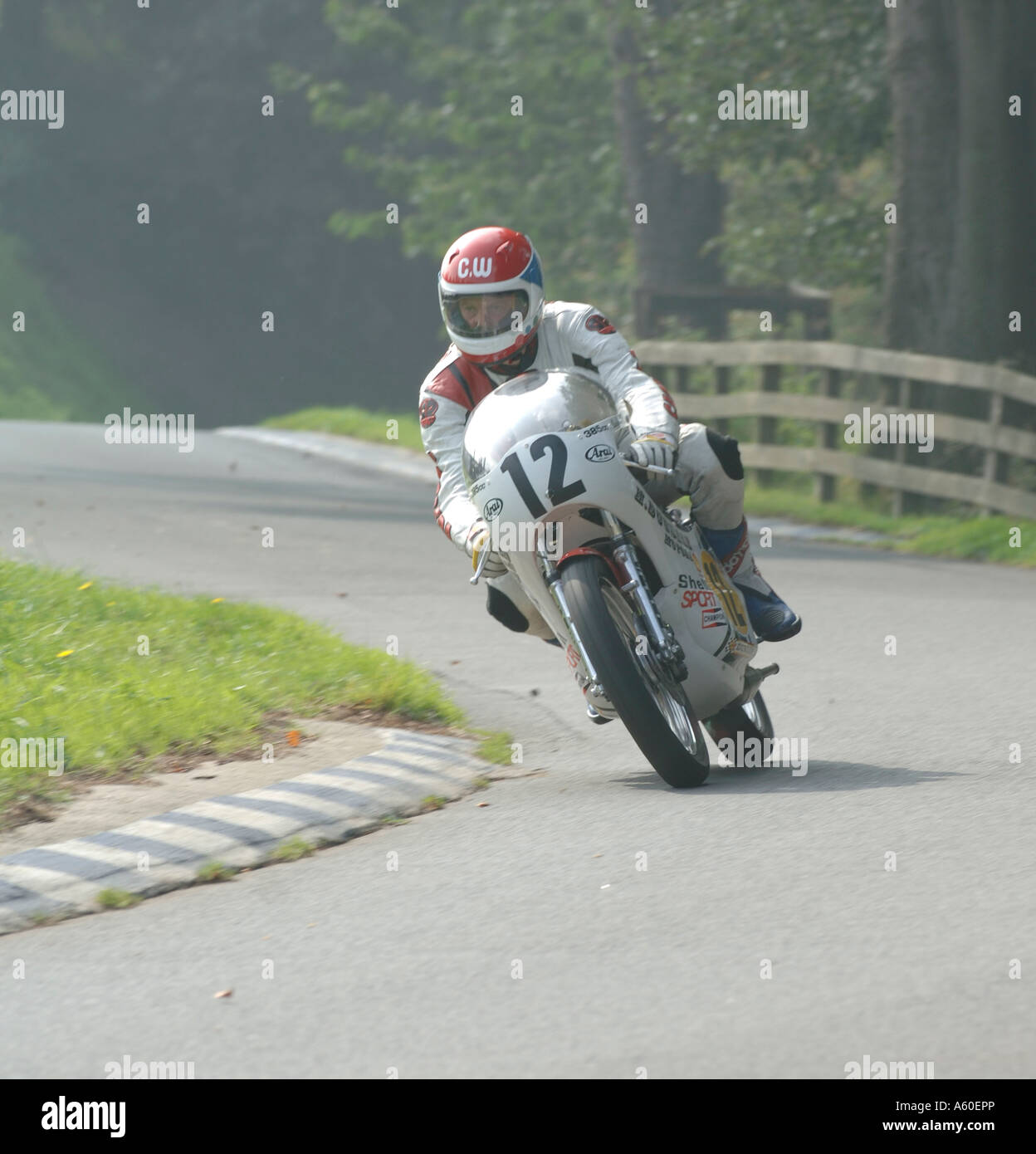 Charlie Williams on a Yamaha Stock Photo - Alamy