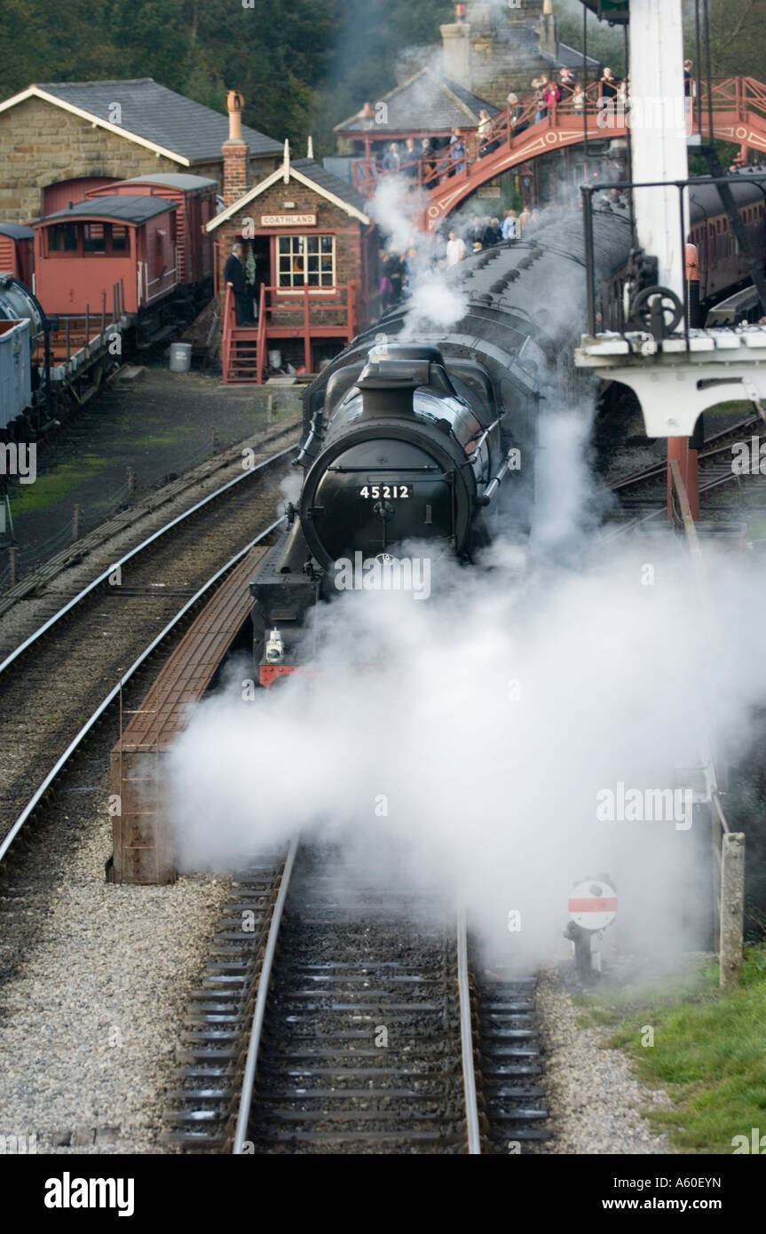 Steam Loco at Goathland the Location of the Harry Potter Films Stock ...