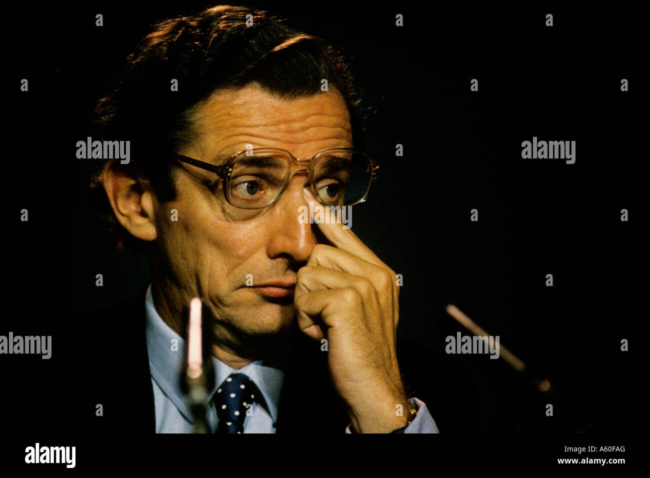 NORMAN FOWLER 1986 TORY CONFERENCE Stock Photo - Alamy