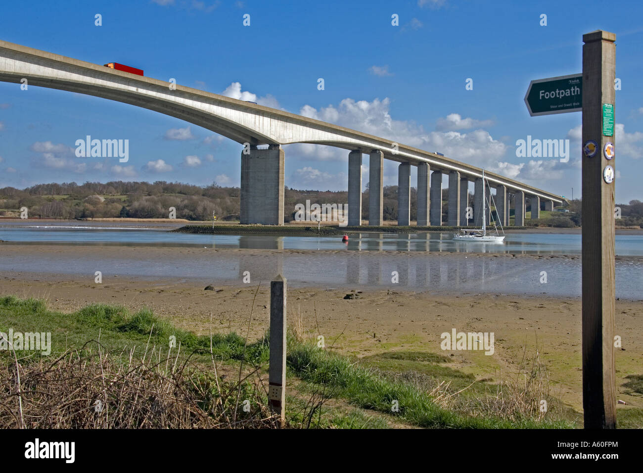 The Orwell Bridge.Suffolk Stock Photo - Alamy