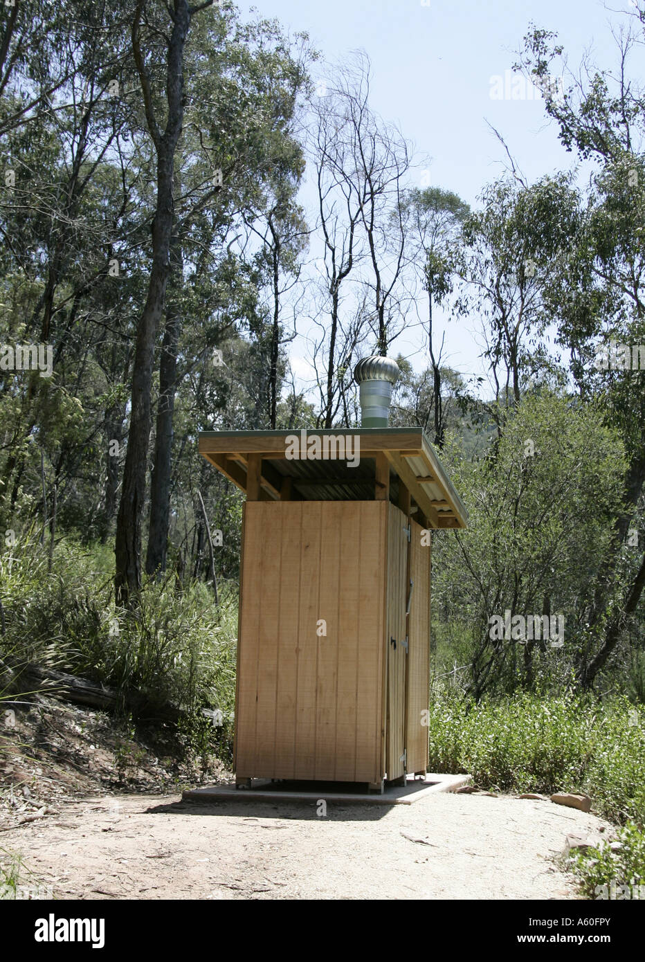 Outback toilet in the Mitchell River National Park in Australia Stock ...