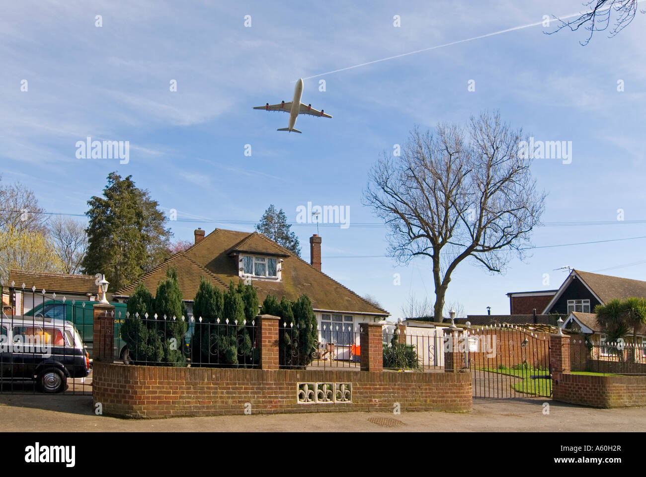 Aircraft ascending from runway against hi-res stock photography and ...