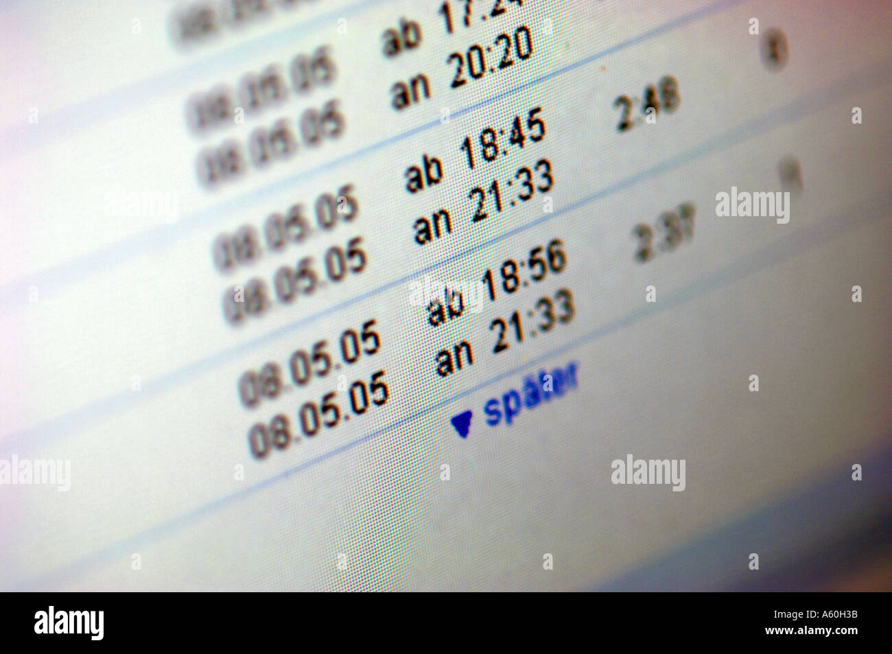 internet screen monitor detail Stock Photo - Alamy