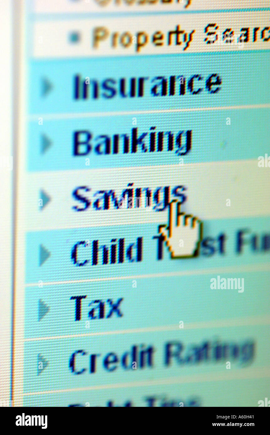 internet screen monitor detail Stock Photo - Alamy