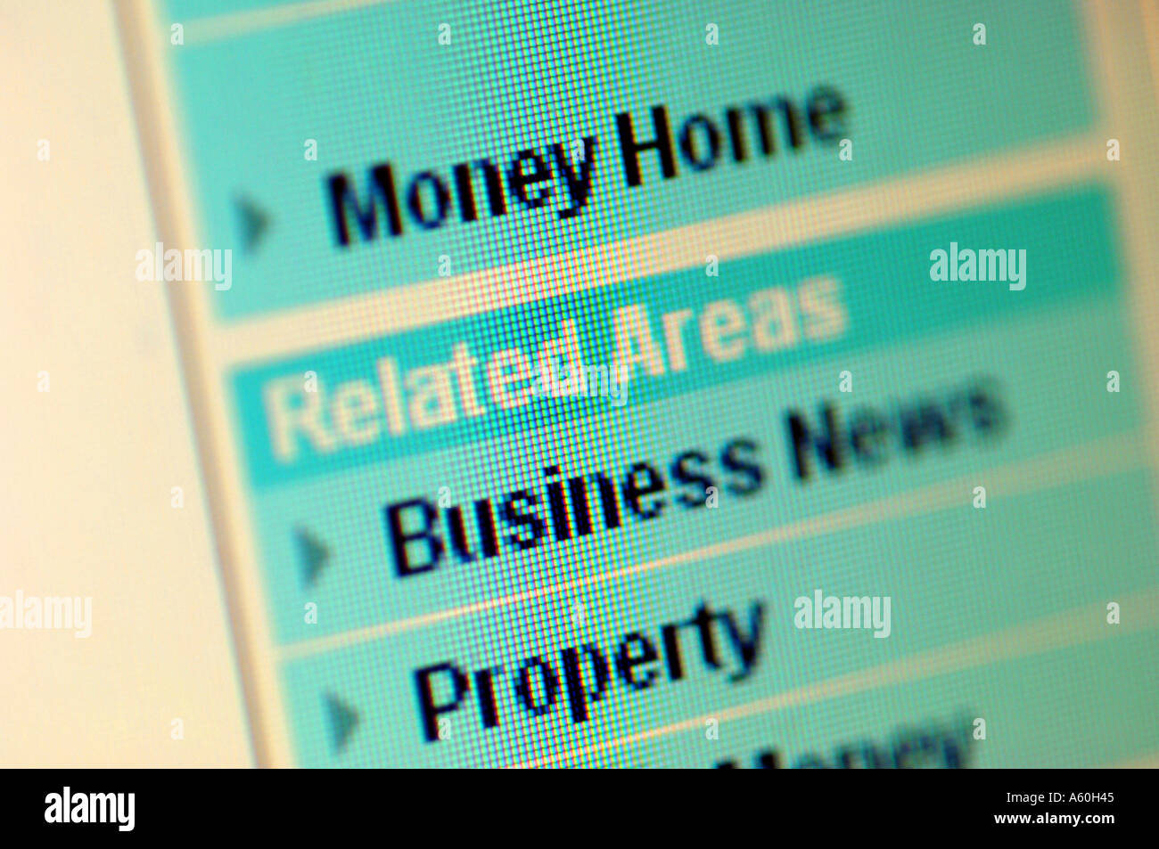 internet screen monitor detail Stock Photo - Alamy