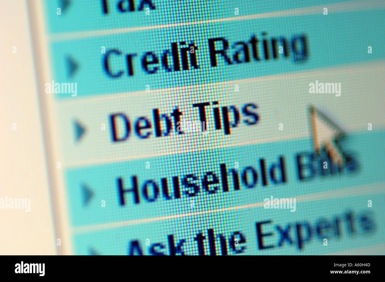 internet screen monitor detail Stock Photo - Alamy