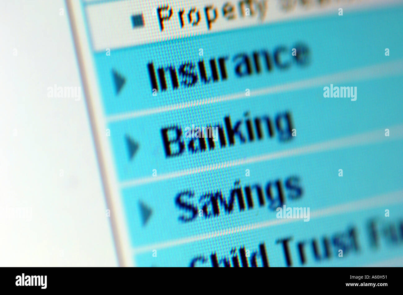 internet screen monitor detail Stock Photo - Alamy