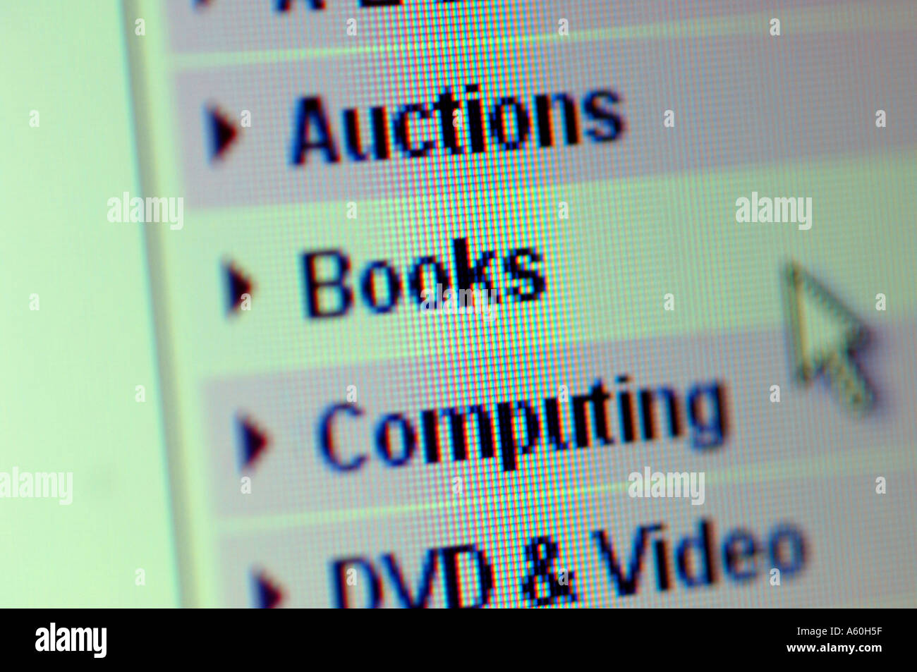 internet screen monitor detail Stock Photo - Alamy