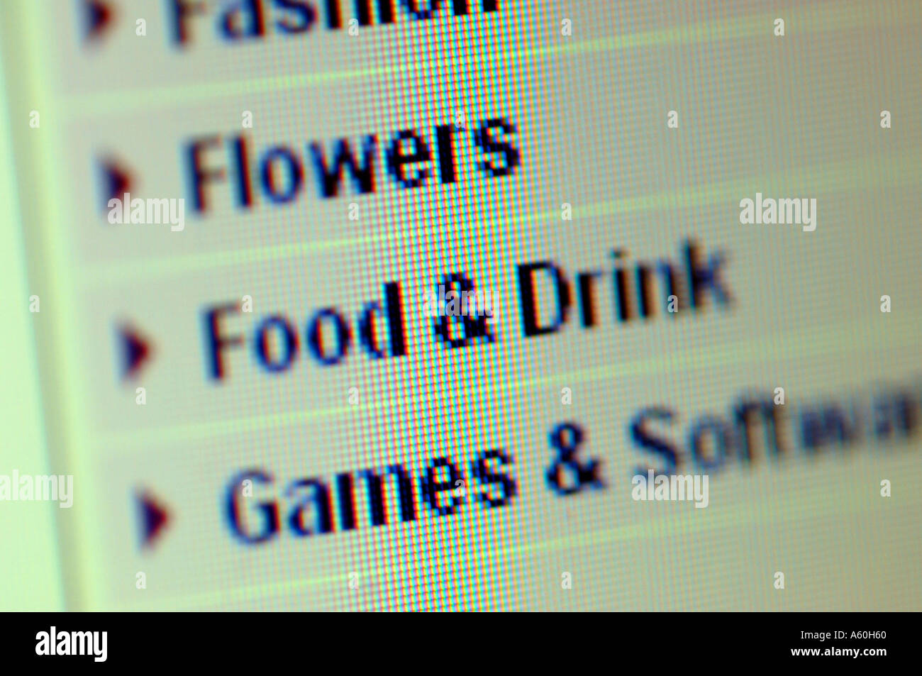 internet screen monitor detail Stock Photo - Alamy
