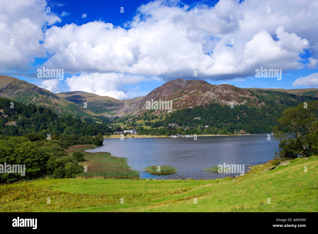 Scenic Views Of Derwent Water From The Shoreline Footpaths, Derwent ...