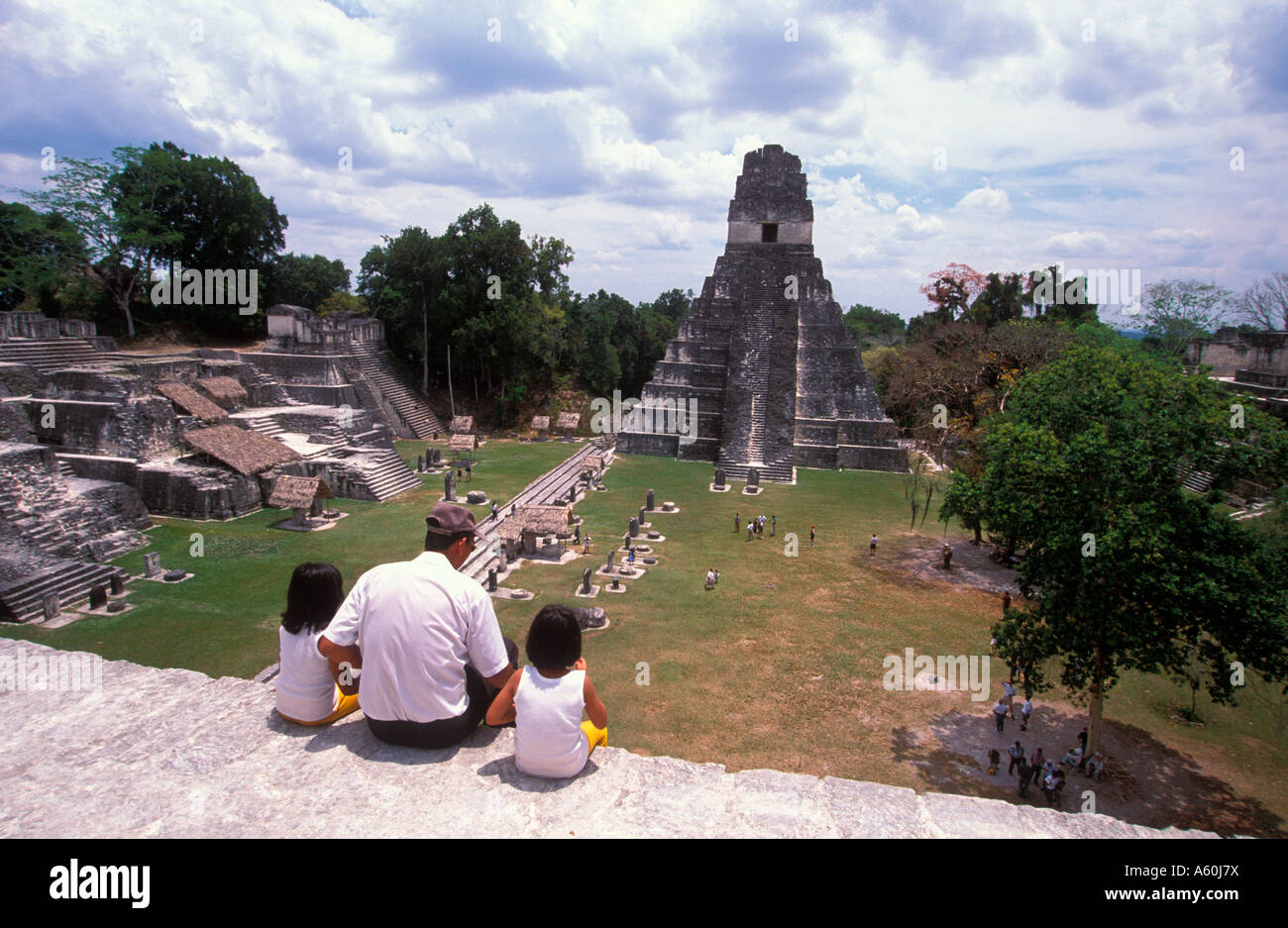 Great Plaza and Temple I Tikal Guatemala Central America Caribbean ...