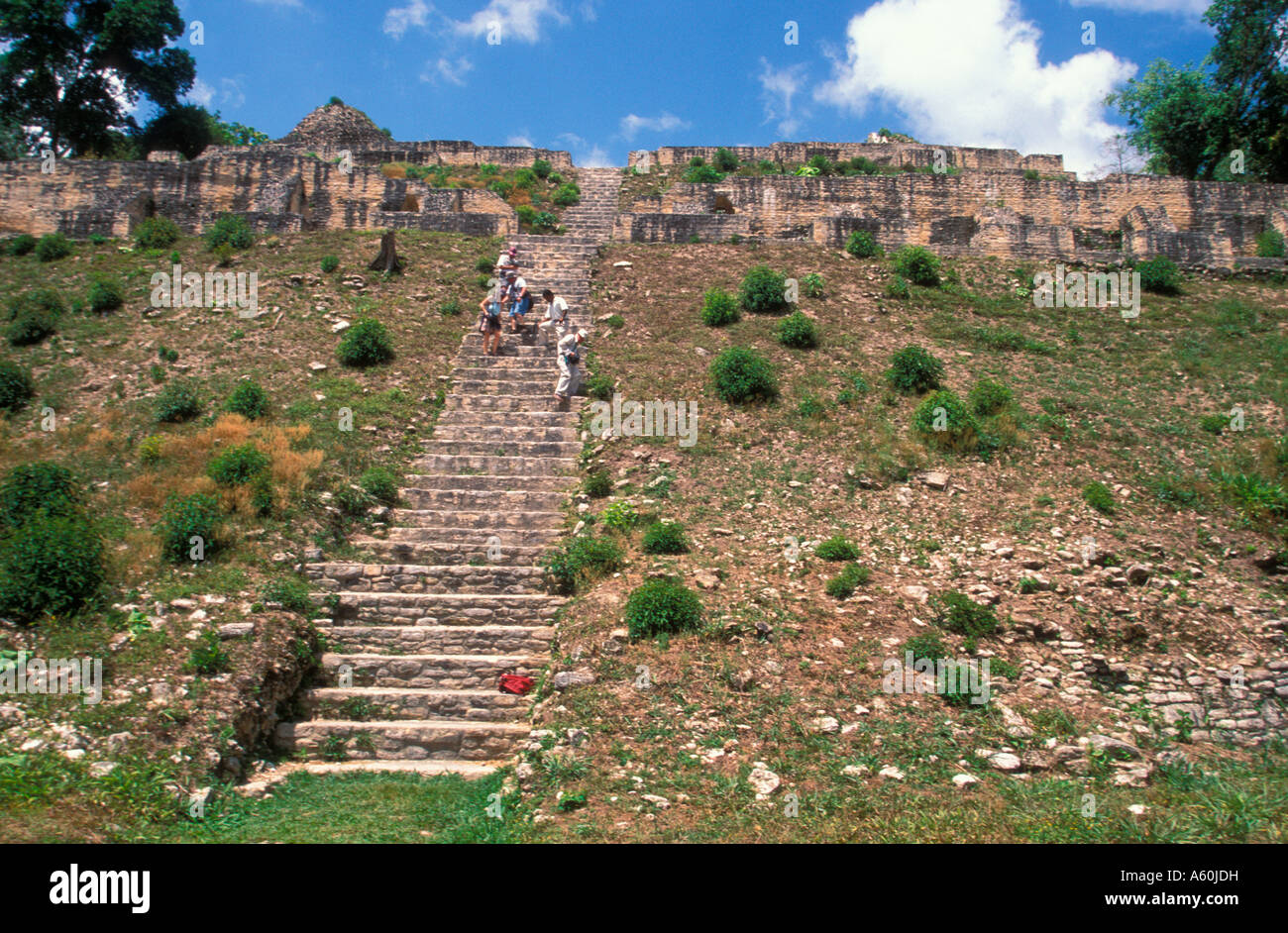 Razab and Sky palace 3rd century BC to 12th AD pyramid Caracol Belize ...