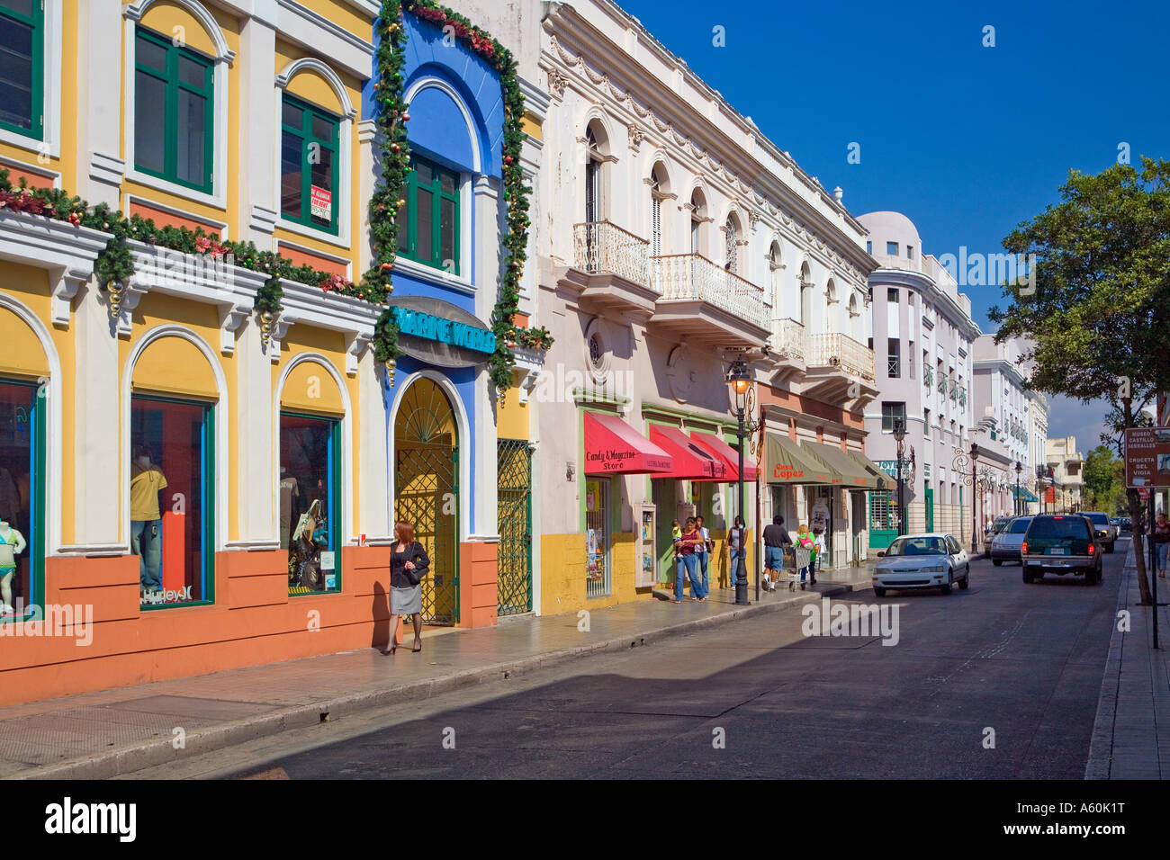 Street in Ponce, Puerto Rico Stock Photo - Alamy