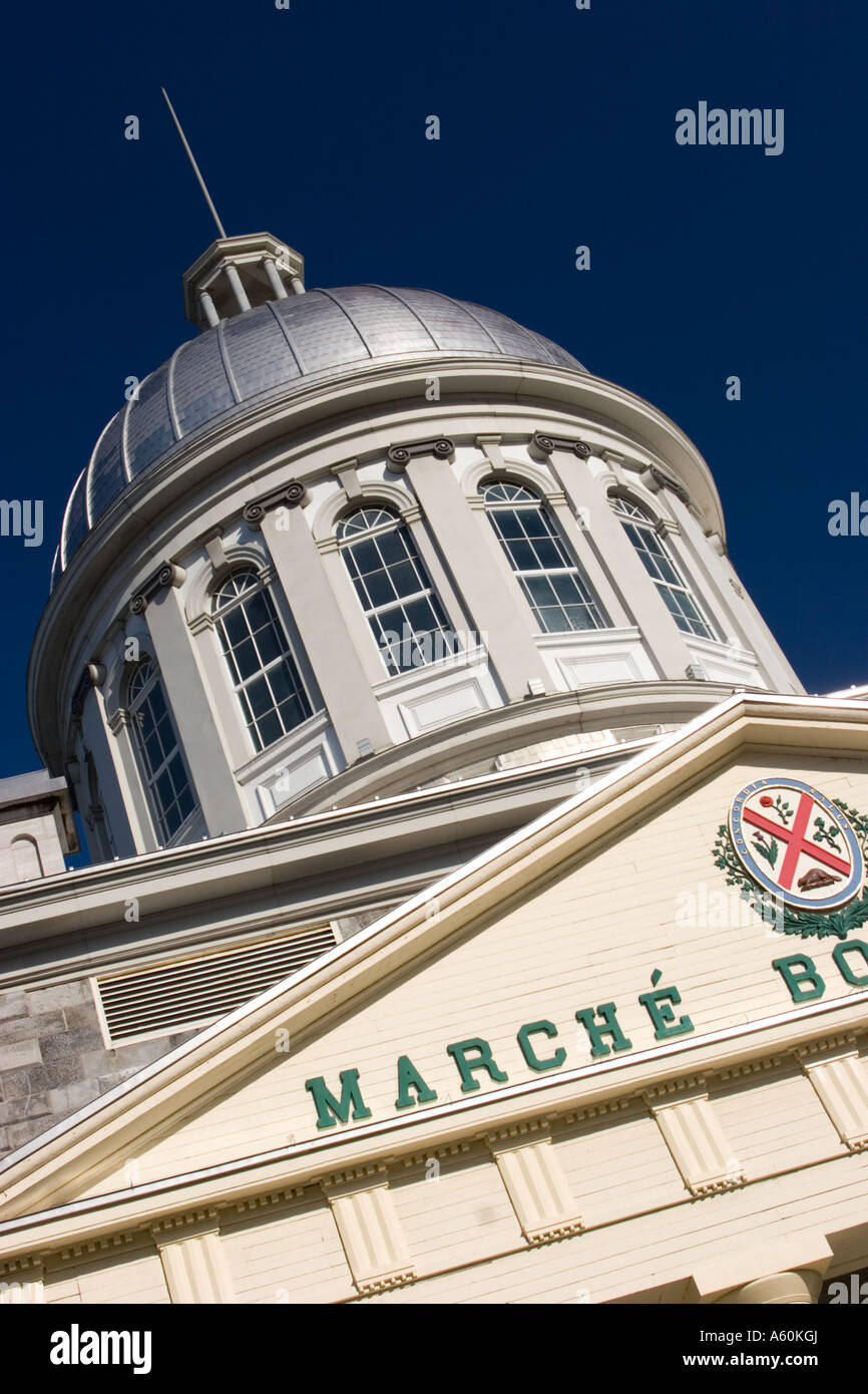 Montreal Quebec Canada, Dome of Market building in old Montreal Stock ...