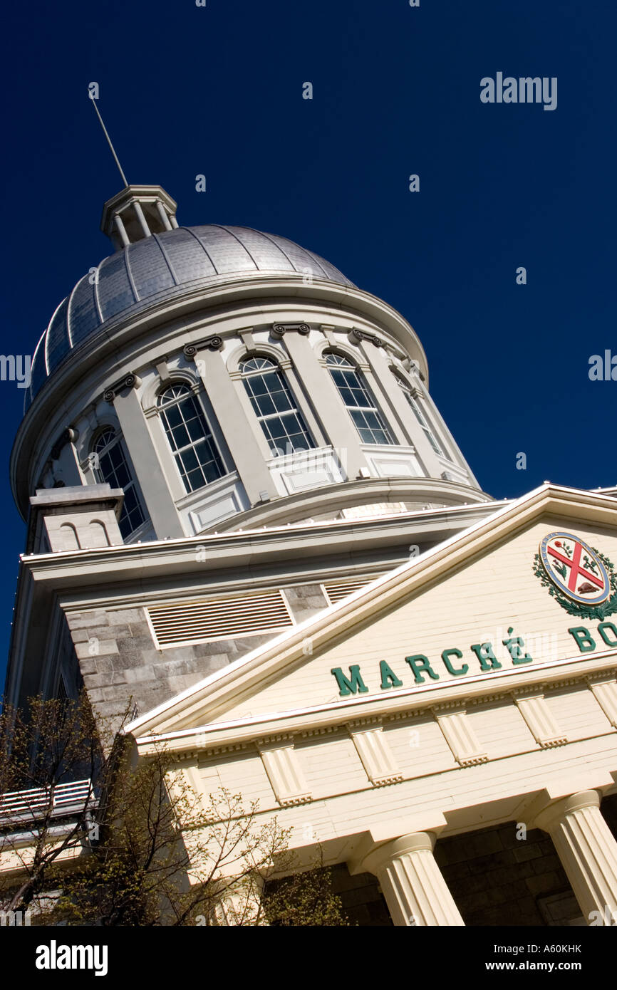 Montreal Quebec Canada, Dome of Market building in old Montreal Stock ...