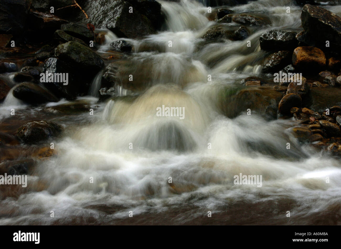 Waterfall at Bowlees above Middleton in Teesdale County Durham UK Stock ...