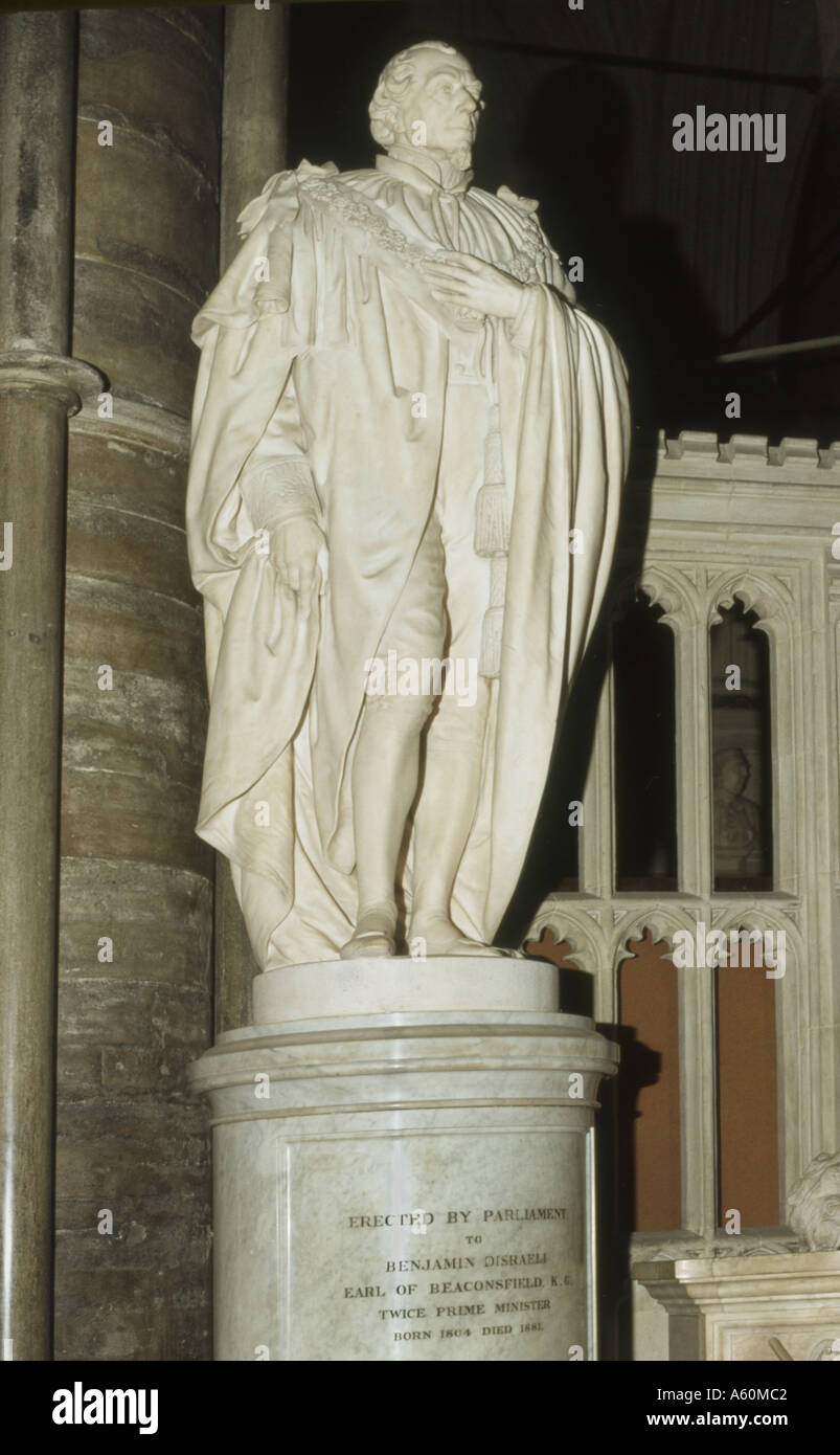 Benjamin disraeli westminster abbey hi-res stock photography and images ...
