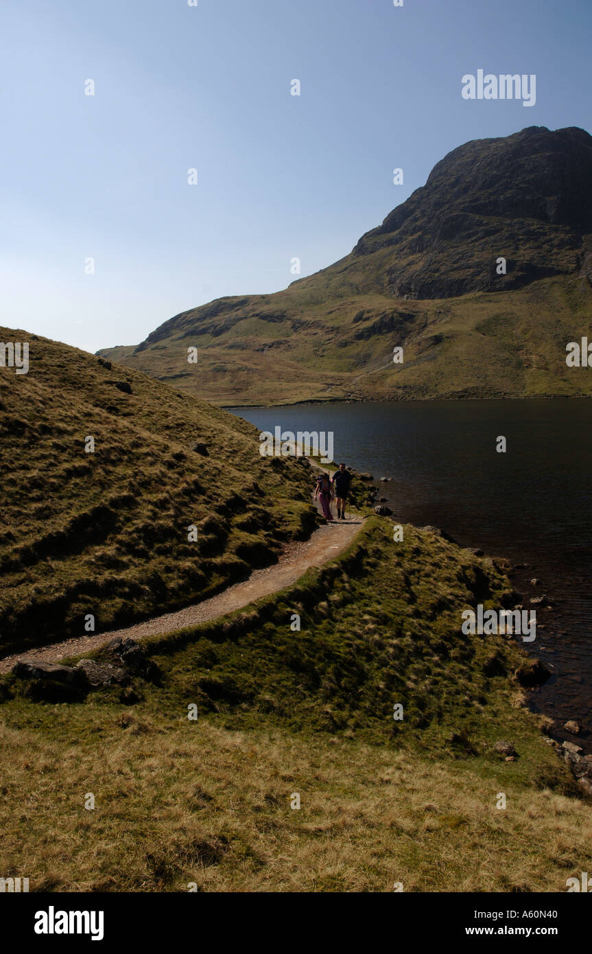 Stickle Tarn and Harrison Stickle Stock Photo - Alamy
