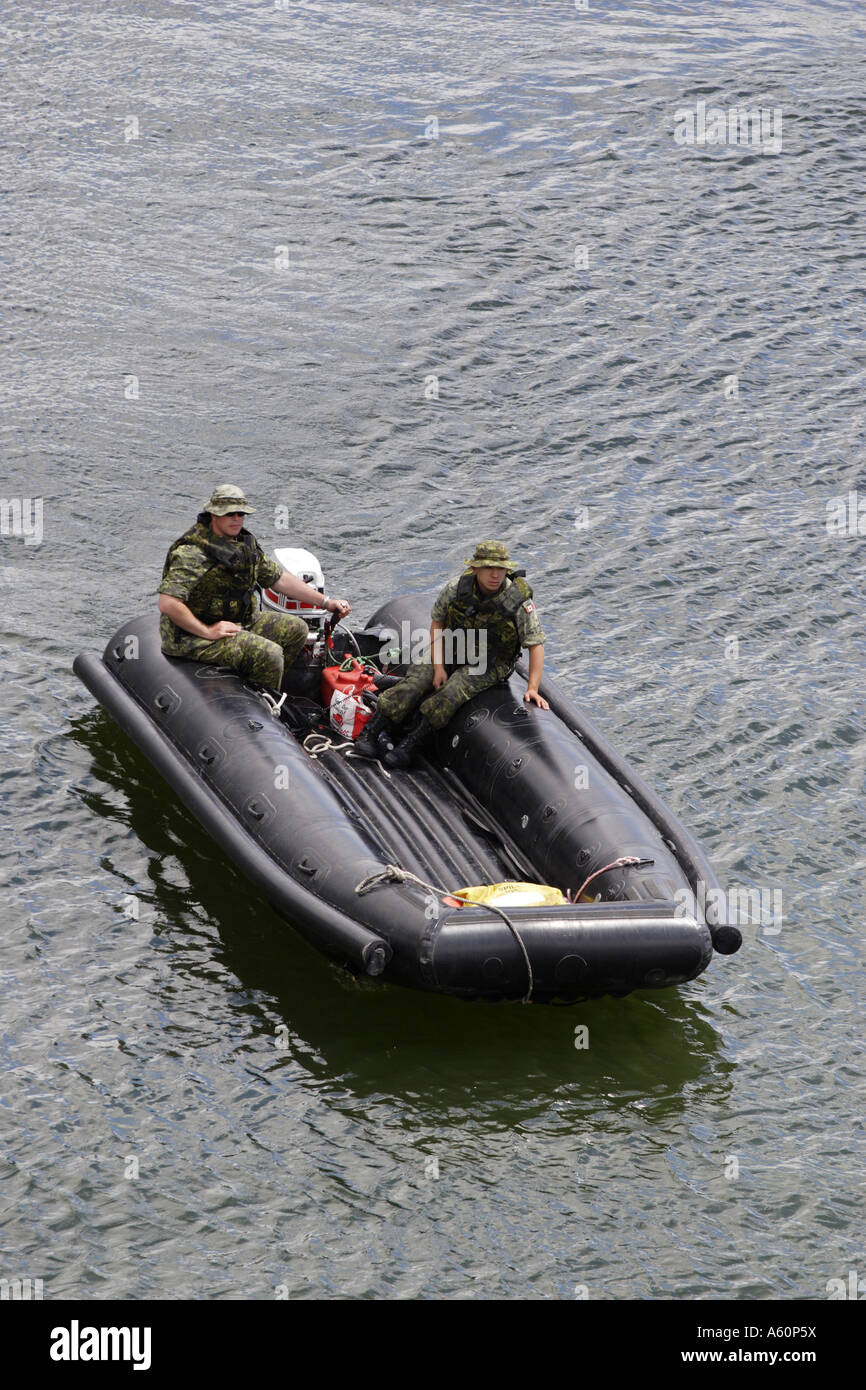 Canadian military patrol boat Stock Photo - Alamy