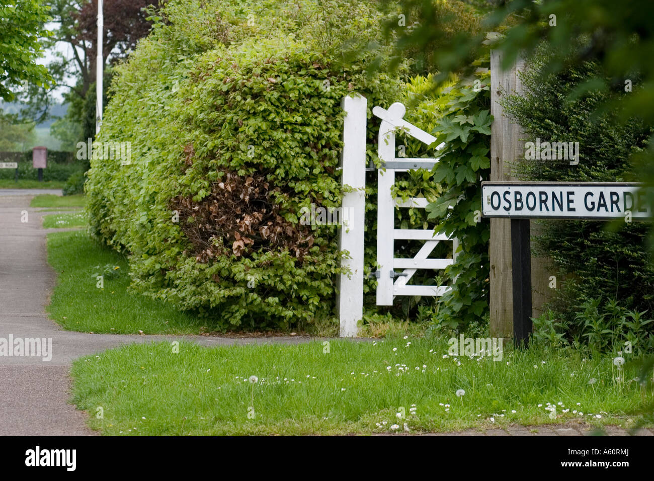 Osborne Road sign Stock Photo - Alamy