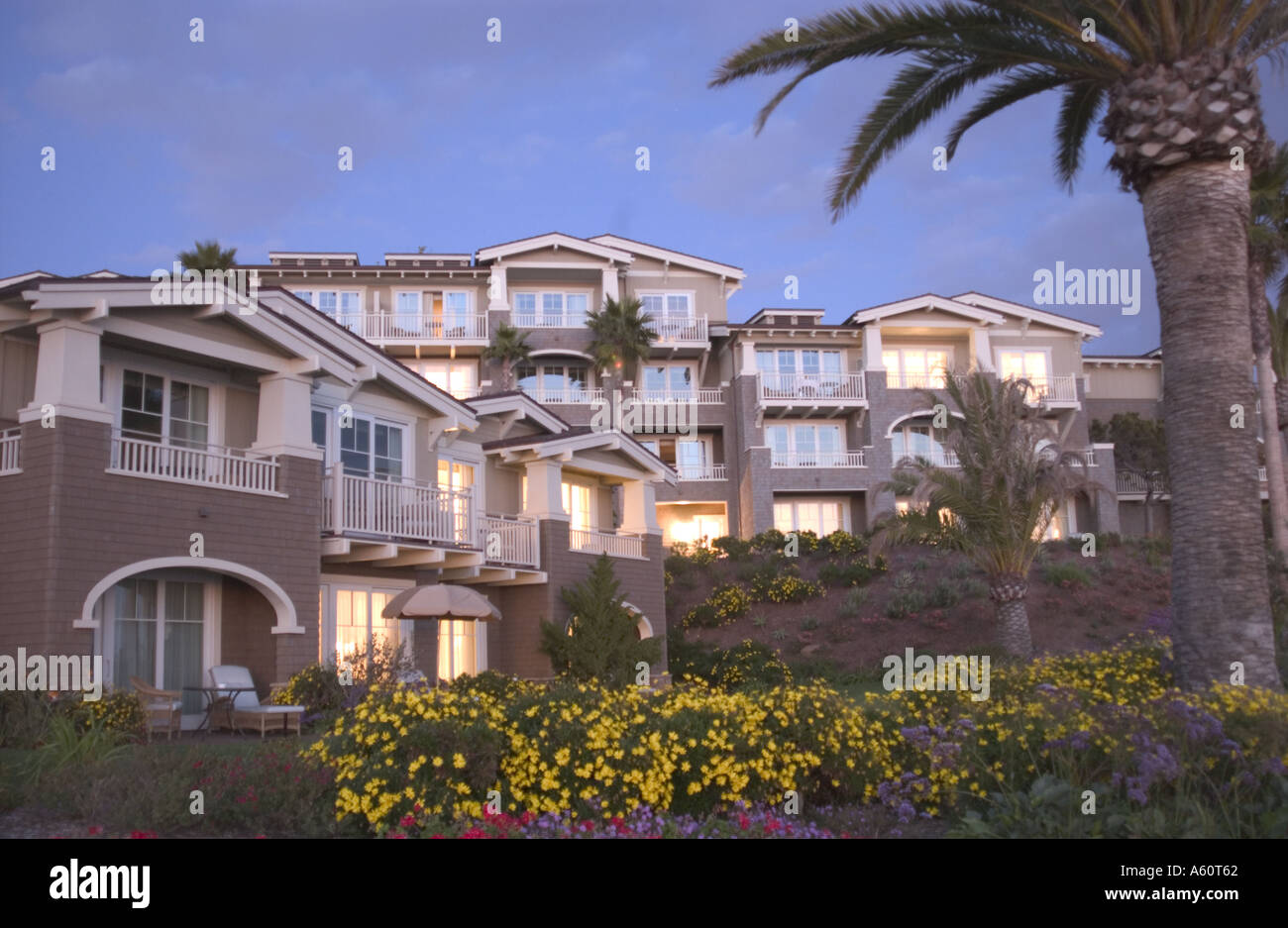 Evening view of the Montage Resort in Laguna Beach Stock Photo - Alamy