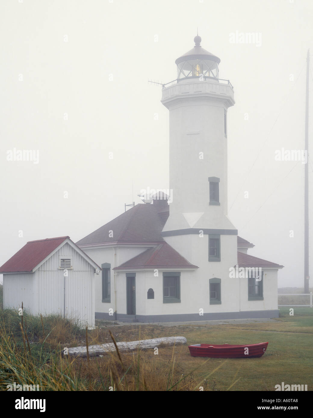 Point Wilson USCG Light Station on the Strait of Juan de Fuca at Port ...