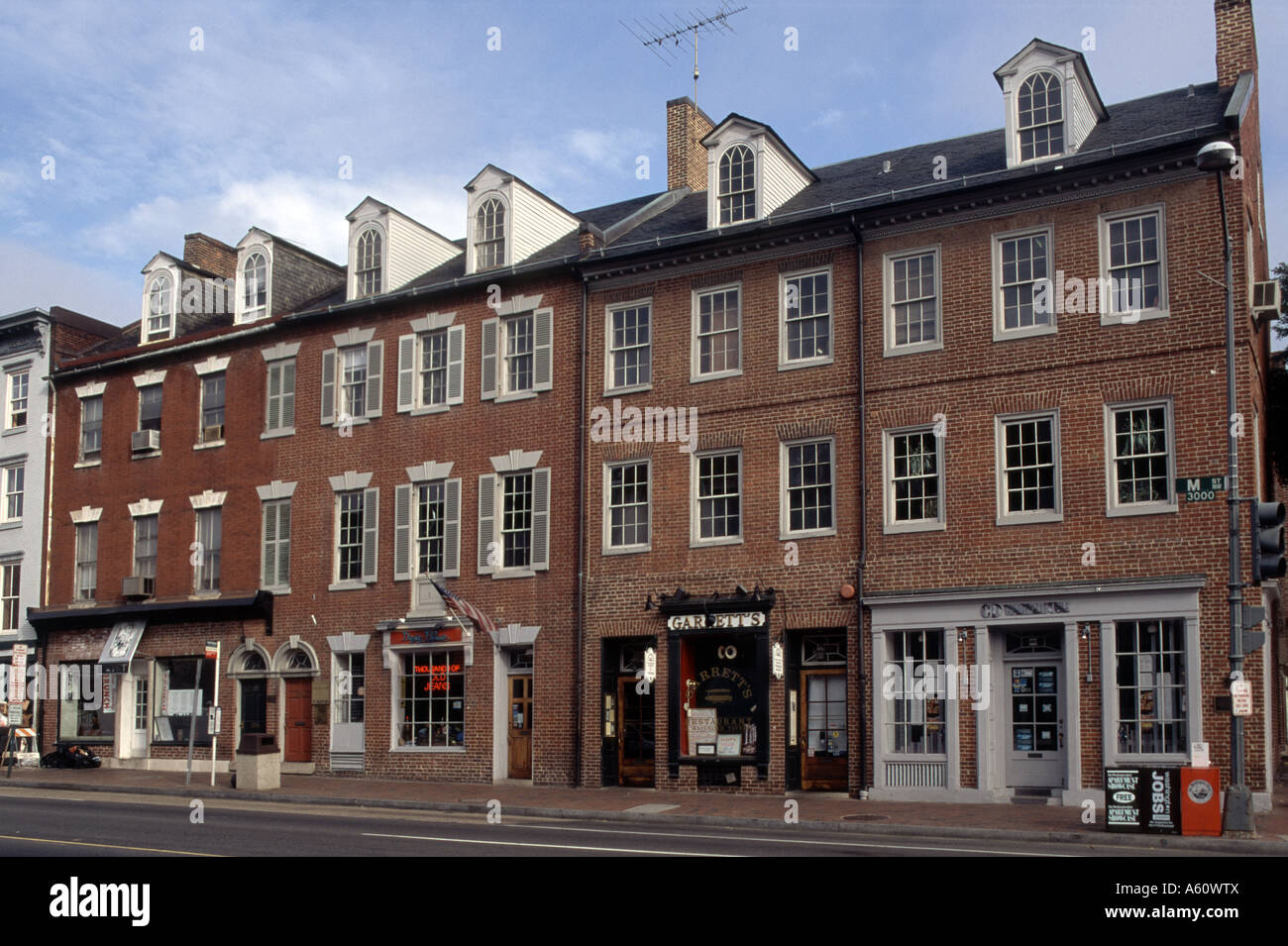 Washington dc georgetown shopping hi-res stock photography and images ...