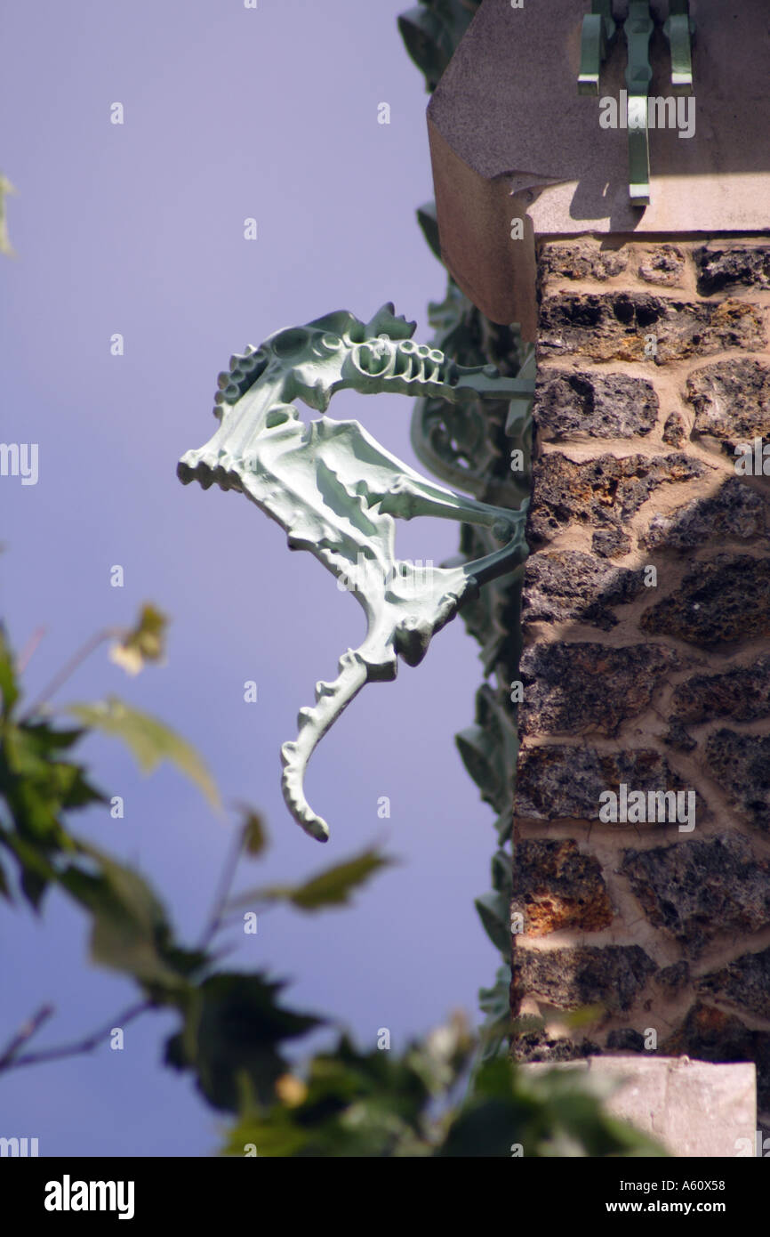 Art Nouveau decorative ironwork detail found on apartments on the Rue ...