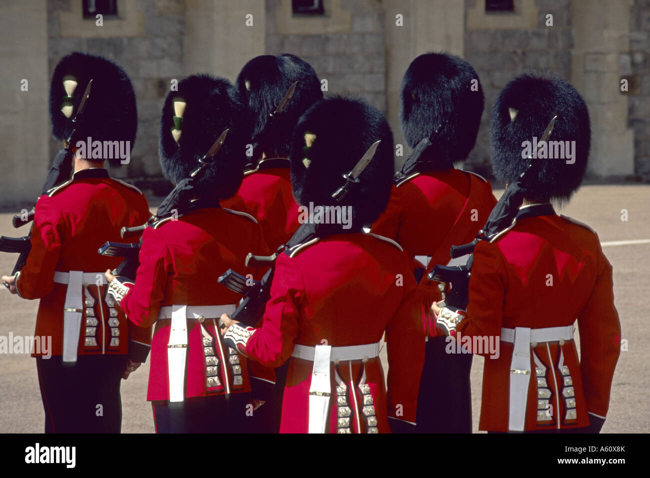 Windsor Castle; guard, United Kingdom, England, Berkshire, Windsor ...