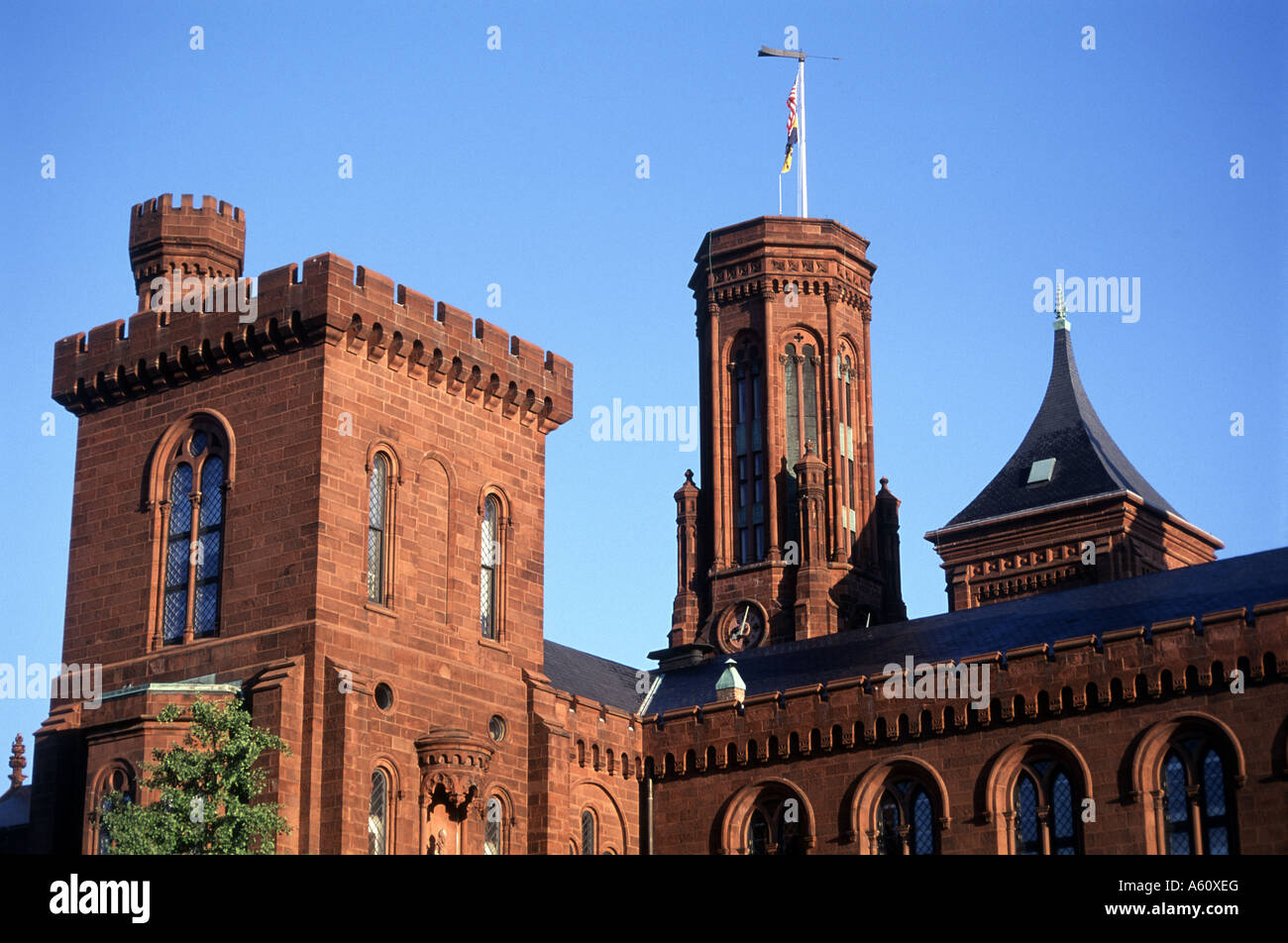 Smithsonian Museum Castle, Washington D.C Stock Photo - Alamy