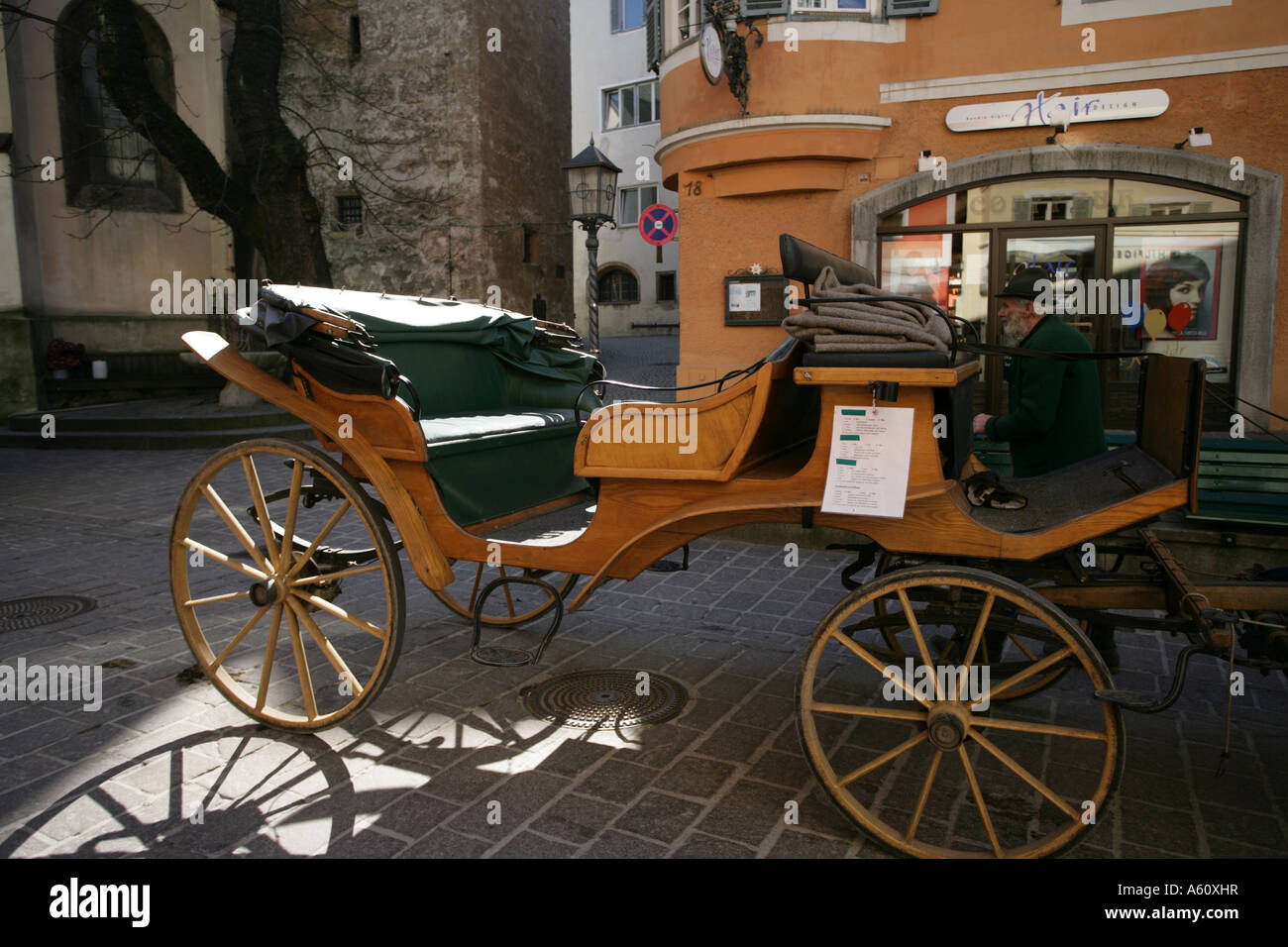 wooden carriage,Kitzbuhel, Austria Stock Photo - Alamy
