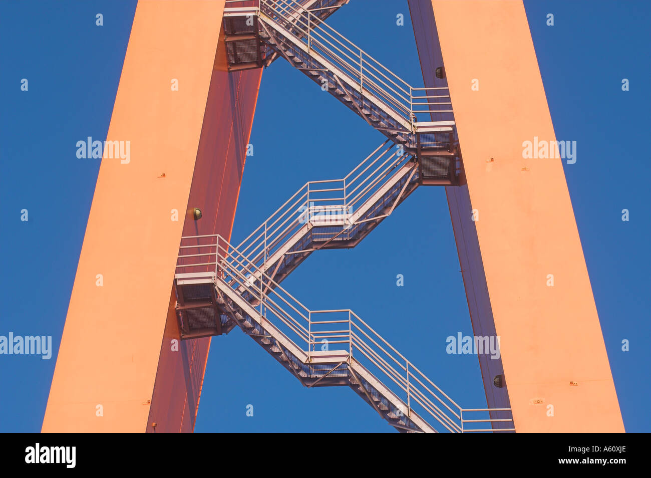 Stairway at Eriksberg crane Gothenburg Sweden Stock Photo - Alamy