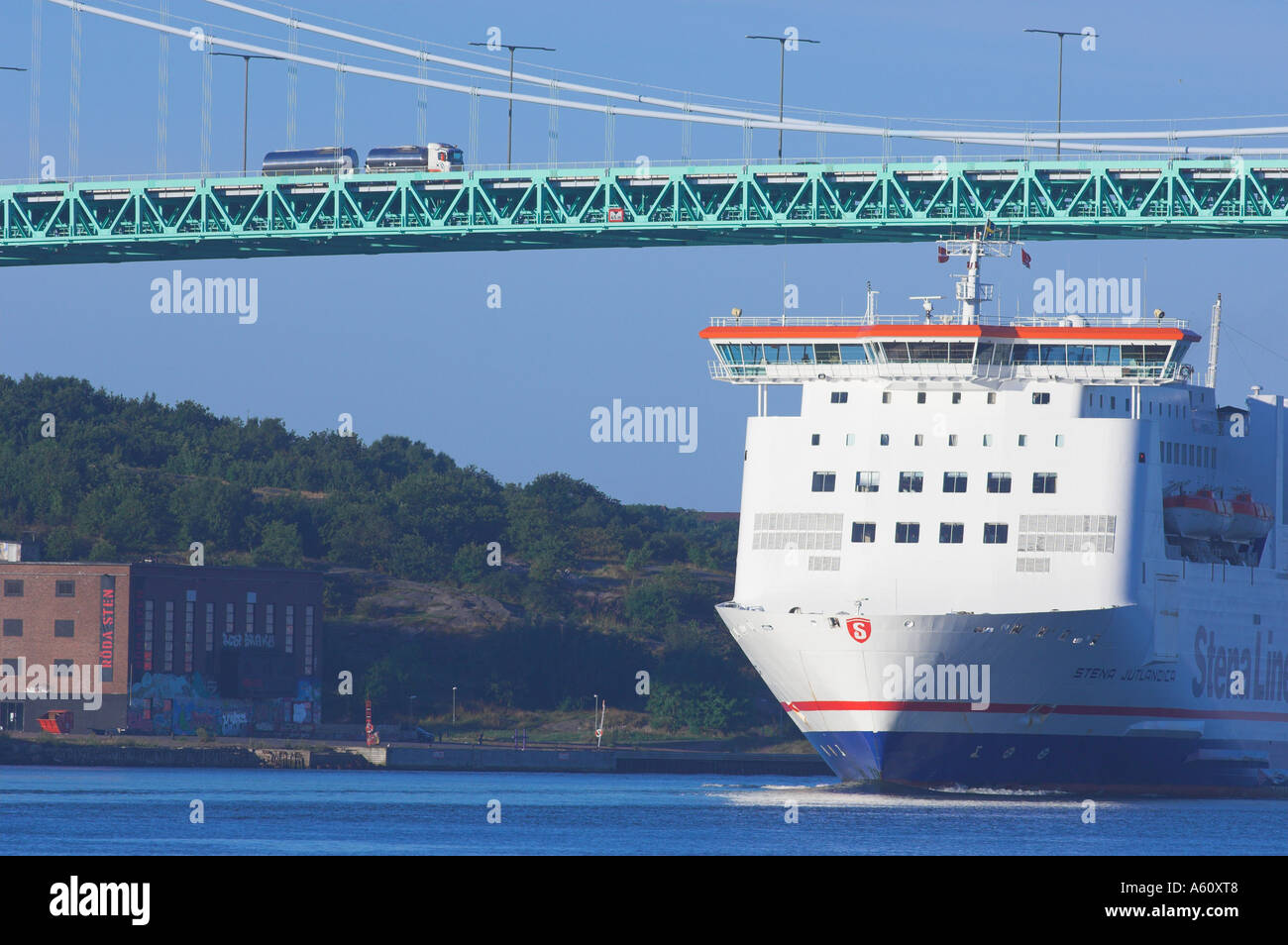 Stena Line entering the port of Gothenburg . Sweden Stock Photo - Alamy