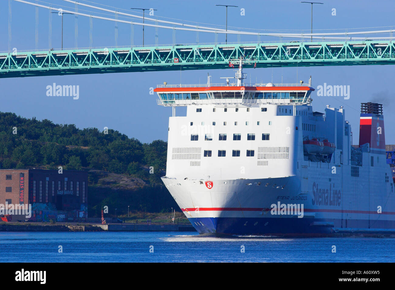 Stena Line entering the port of Gothenburg . Sweden Stock Photo - Alamy